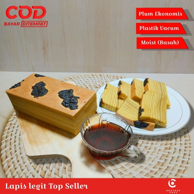 Jual Lapis legit prunes wisman kemasan vacum ukuran 20x10cm | Shopee ...