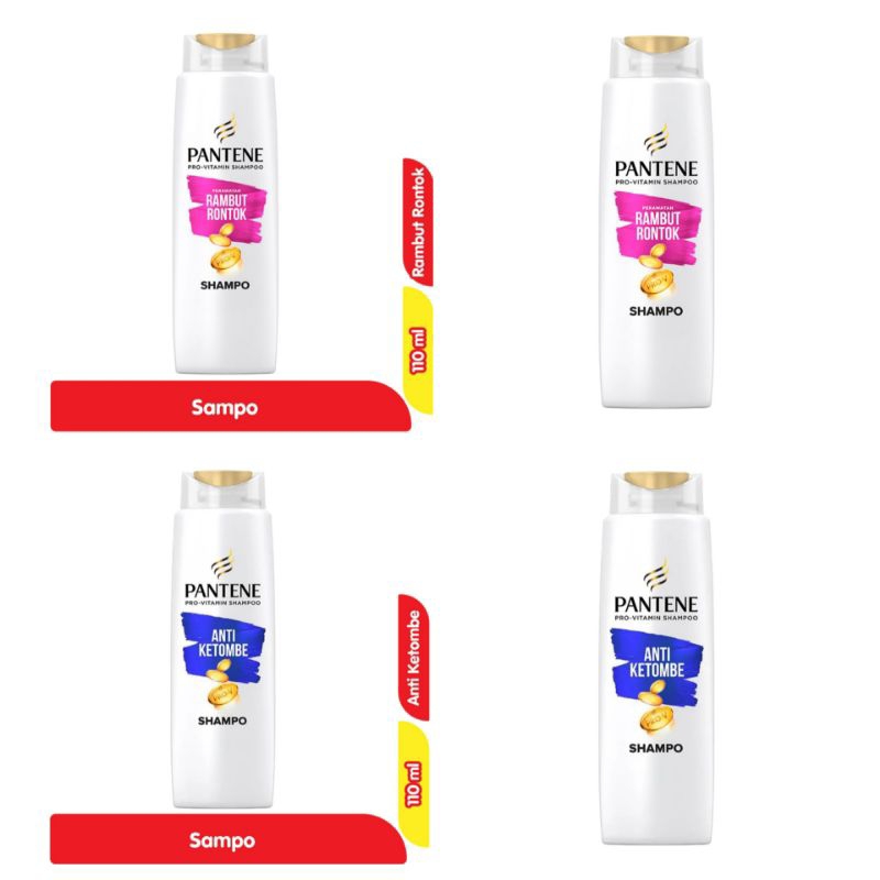 Jual PANTENE SHAMPO KEMASAN EKONOMIS 110 ML | Shopee Indonesia