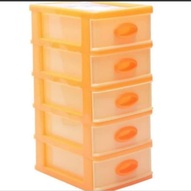 Jual Laci kecil mini drawer 5 susun Felicia tebal | Shopee Indonesia