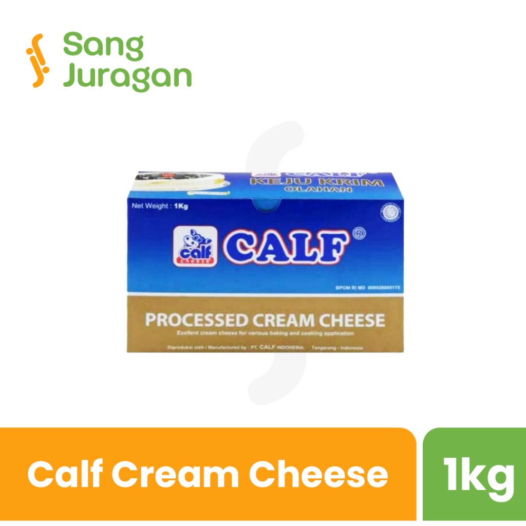 Jual Calf Processed Cream Cheese 1 Kg / Calf Cream Cheese / Keju Krim ...