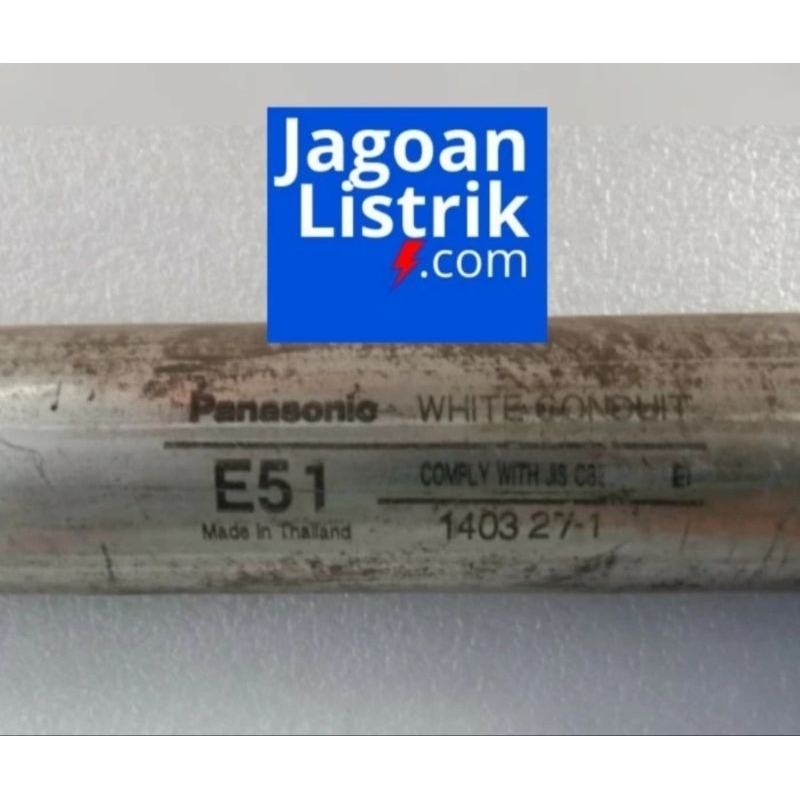 Jual Pipa Conduit E51 Panasonic Steel Pipe Besi E-51 2" 2 inch Panjang 3.66meter | Shopee Indonesia