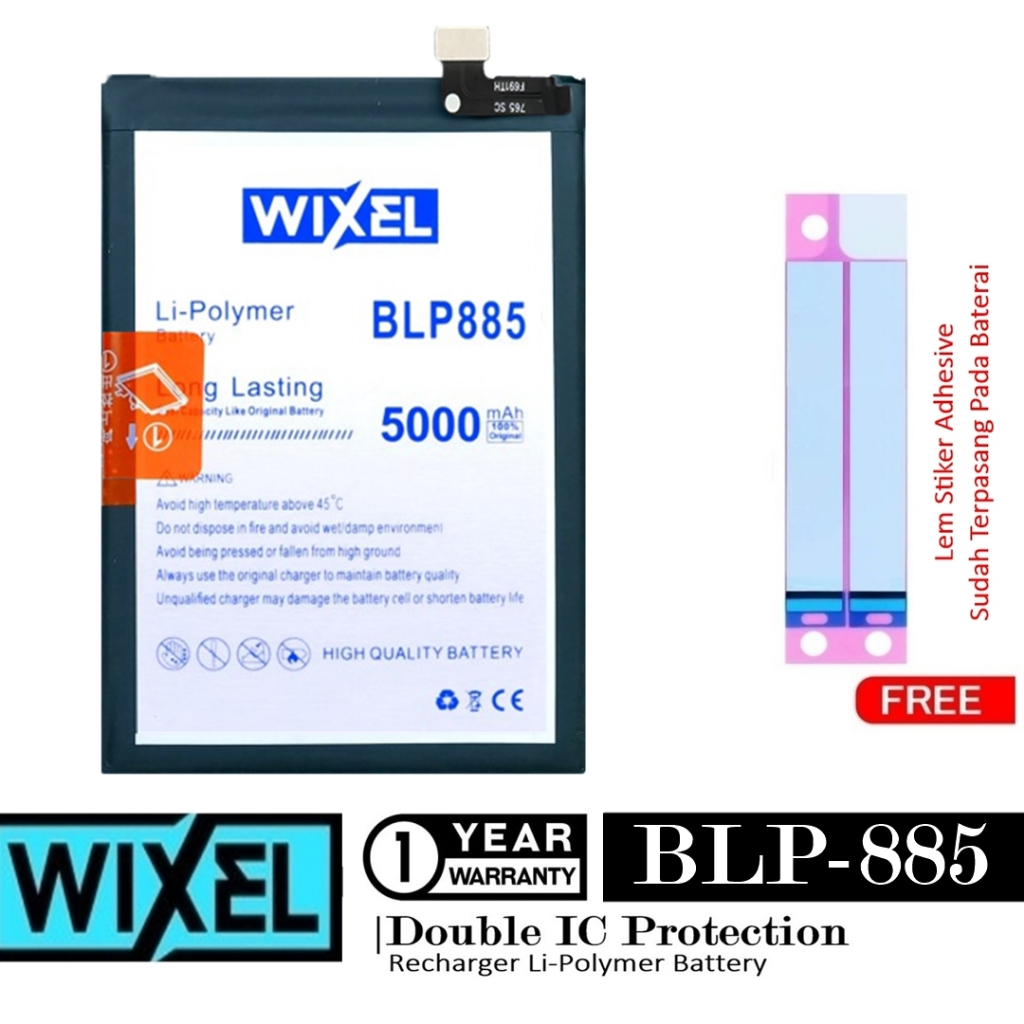 Jual Baterai Wixel Oppo A76 4G A96 4G BLP885 BLP-885 Double 2IC ...