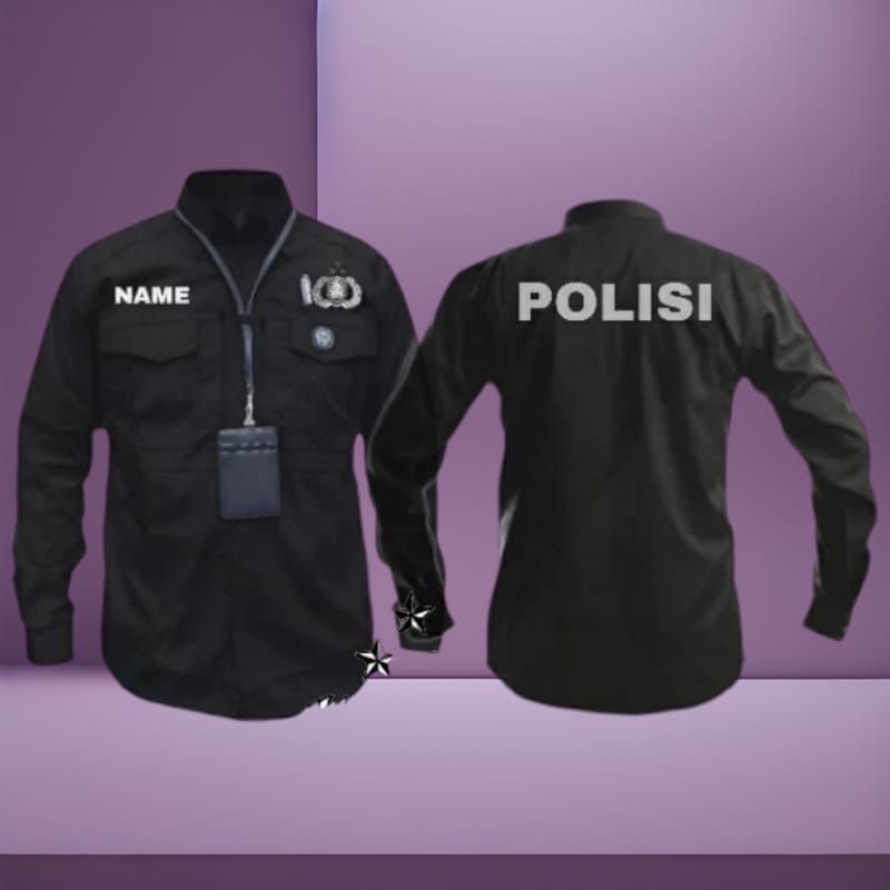 Jual kemeja tactical w-tac seragam kerja baju pdh polisi free bordir ...