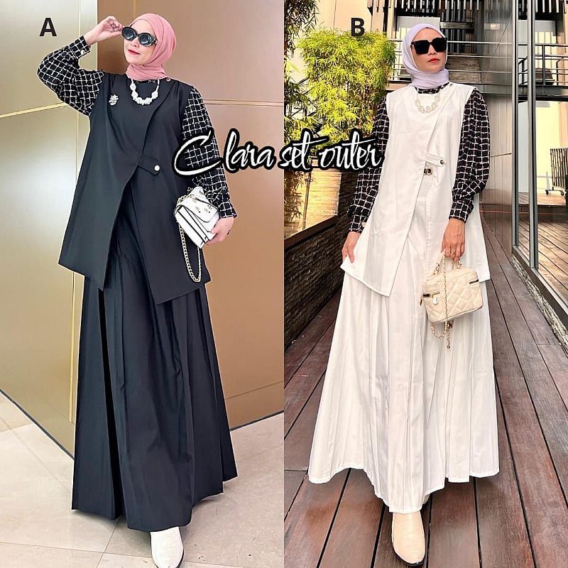 Jual Clara Set Rok Outer Part 4 By Hareem (READY) | Shopee Indonesia
