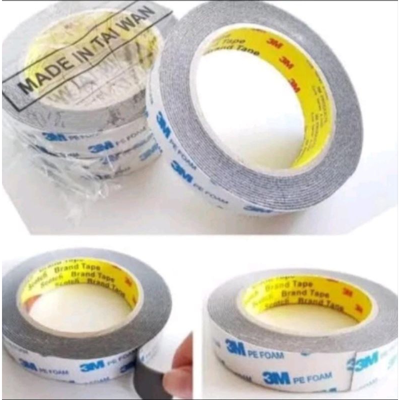 Jual Double tape putih 3M / Lem timbal balik / Lem bolak balik | Shopee ...