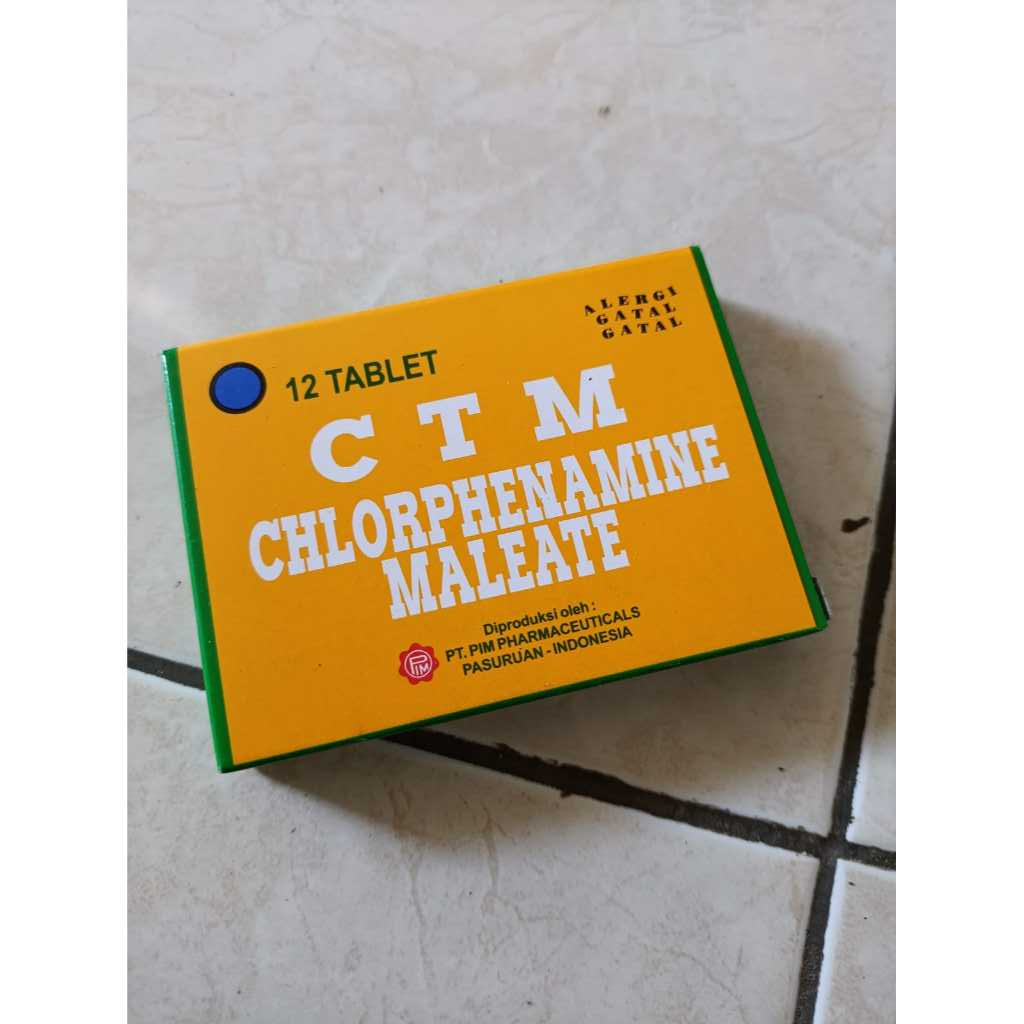 Jual CTM TABLET OBAT ALERGI 12 TABLET | Shopee Indonesia