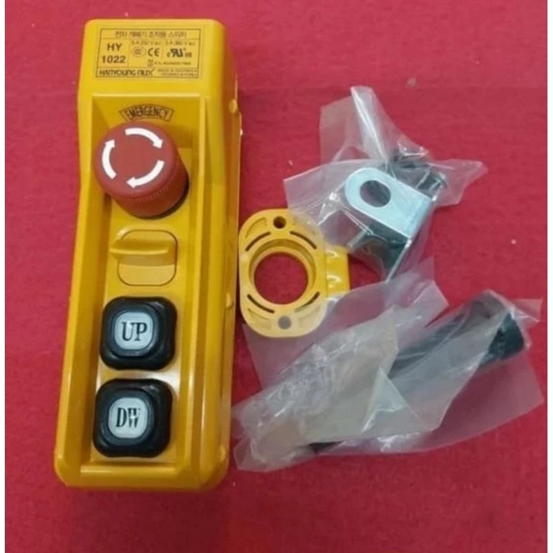 Jual PENDANT CONTROL HOIST CRANE DAOBLE SPEED 3 TOMBOL 2 TOMBOL ...