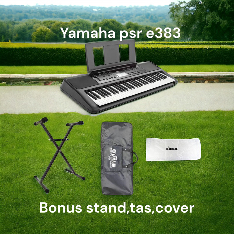 Jual keyboard yamaha psr e383 new generation yamaha psre383 | Shopee ...