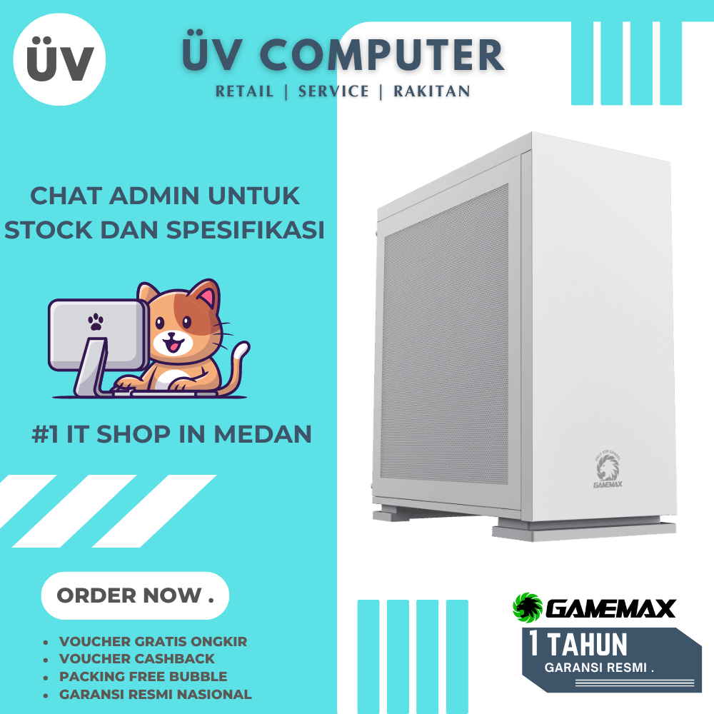 Jual Casing PC Komputer Gaming Gamemax Game Max M60 M-60 | Micro M-ATX ...