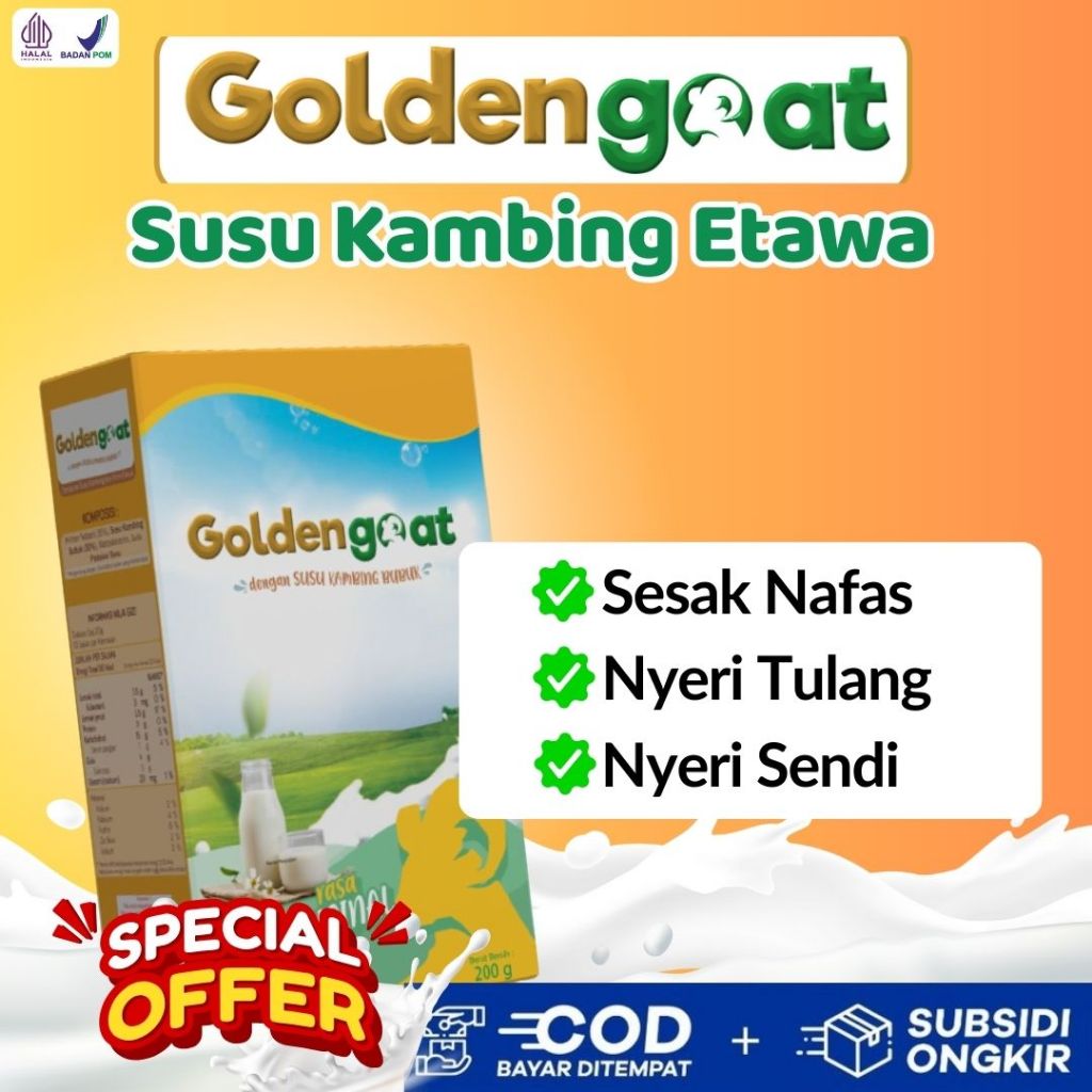 Jual GOLDEN GOAT, Susu Kambing Etawa 4 Box LEBIH HEMAT , bantu atasi ...