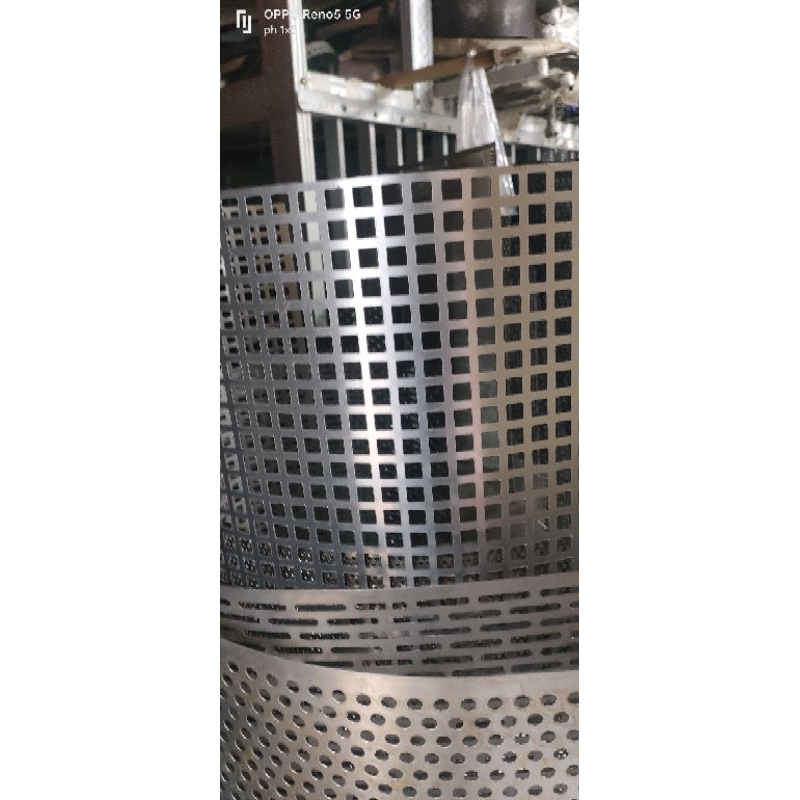 Jual 90x90 Cm Ram Gril / Plat Besi Lubang Motif Kotak tebal 0,8 mm ...