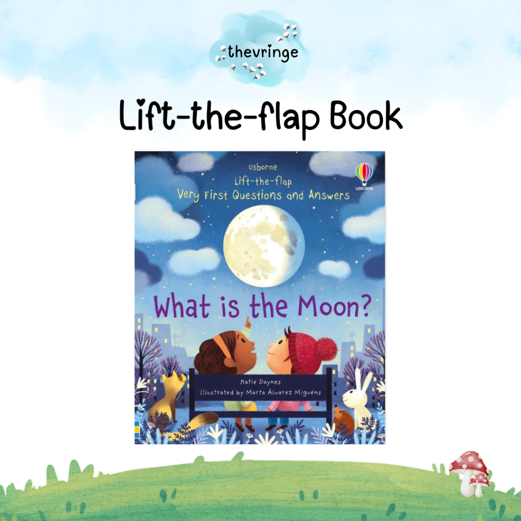 Jual What is the Moon? Lift the flap book Very First Questions and ...