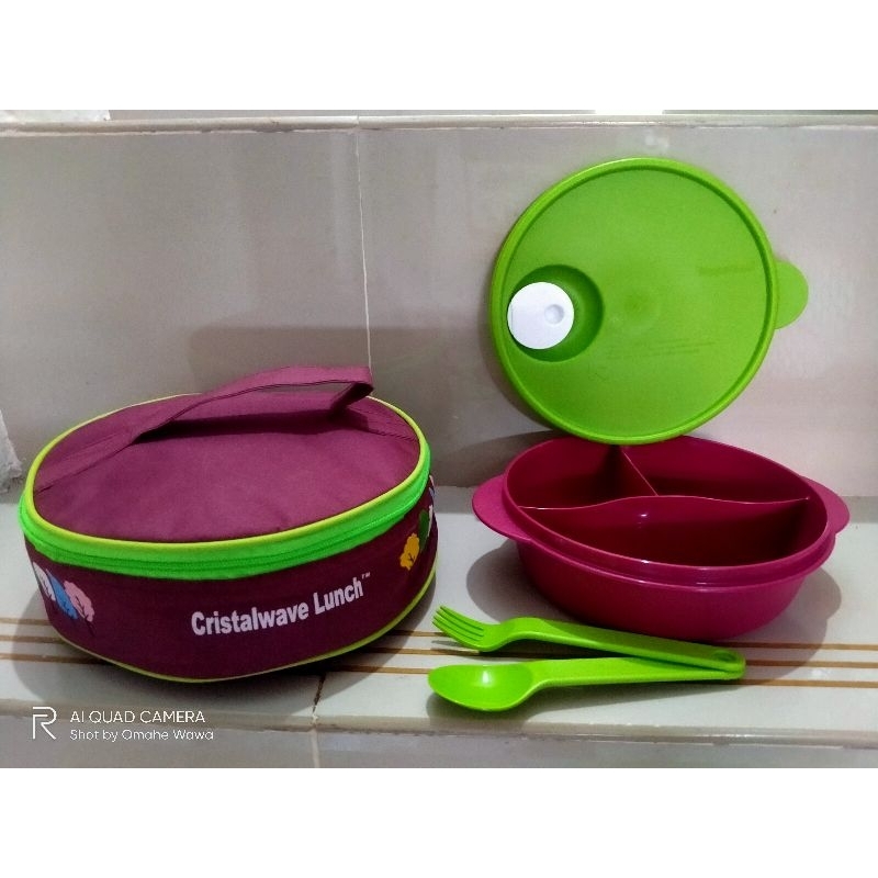 Jual Crystalwave lunch set Tupperware | Shopee Indonesia