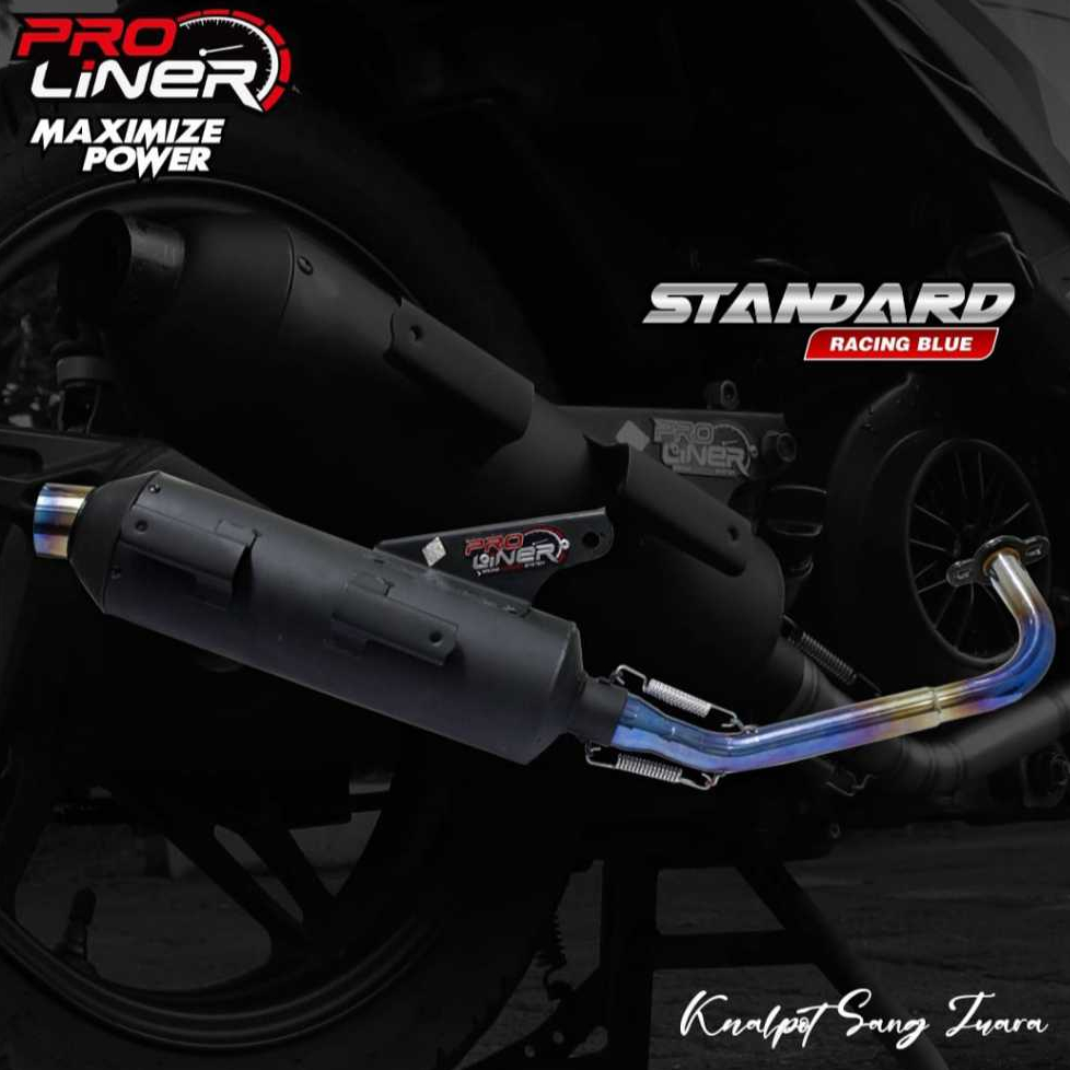 Jual KNALPOT STANDART RACING/TSUKIGI PROLINER LEHERAN BLUEMON NMAX ...