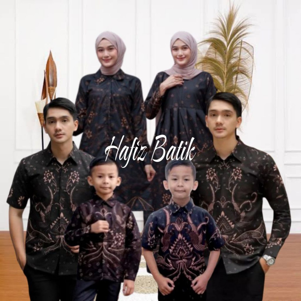 Jual Batik Couple Keluarga Ayah Dan Anak Sarimbit Seragam Kondangan ...