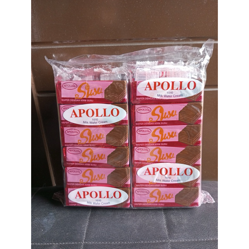 Jual Apollo Wafer Susu isi 48 Asli Malaysia | Shopee Indonesia