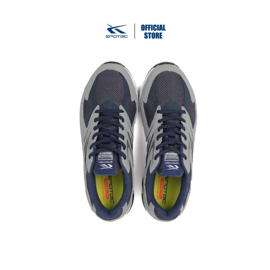 Jual Spotec Running Glade Sepatu Lari Pria Wanita - Abu Biru Tua ...