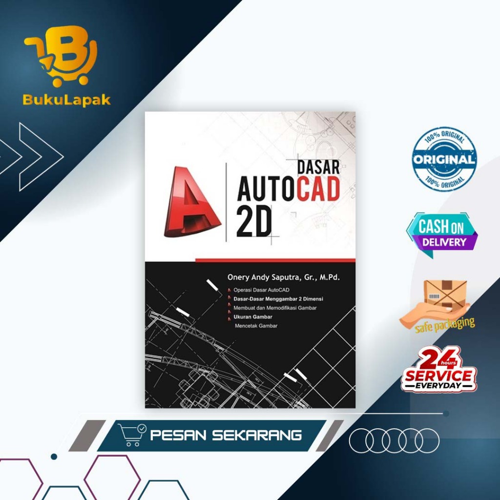 Jual Buku Autocad - Dasar Autocad 2 Dimensi - Deepublish | Shopee Indonesia