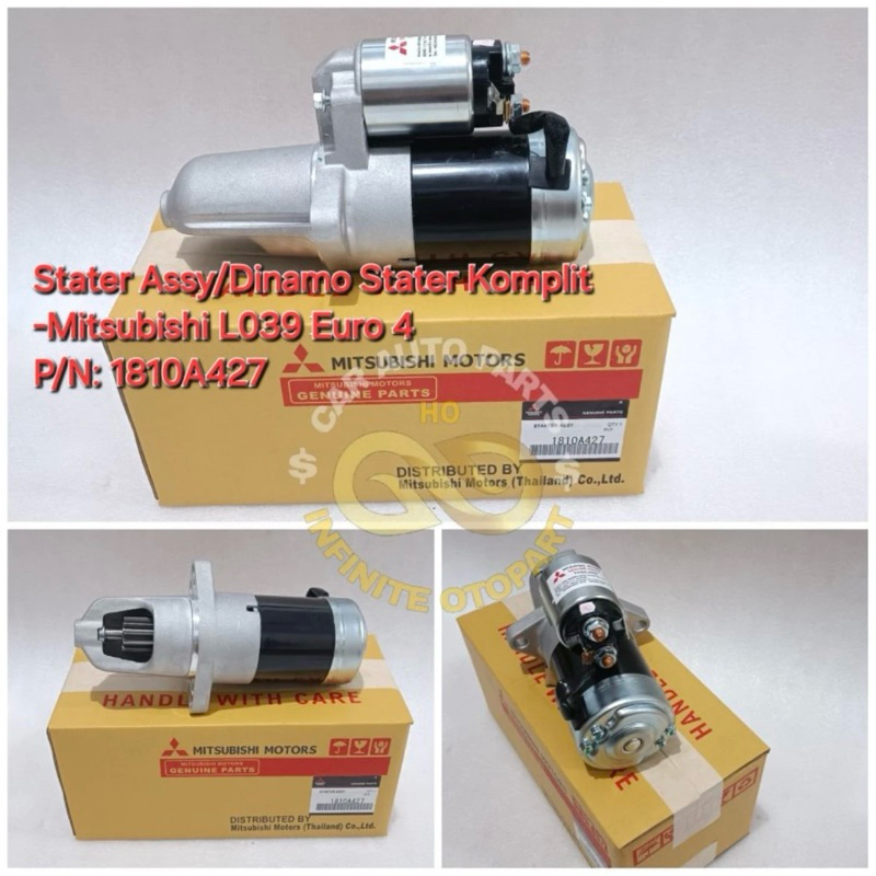 Jual Starter Assy Dinamo Stater Komplit Mutsubishi L039 Euro 4 1810A427 ...