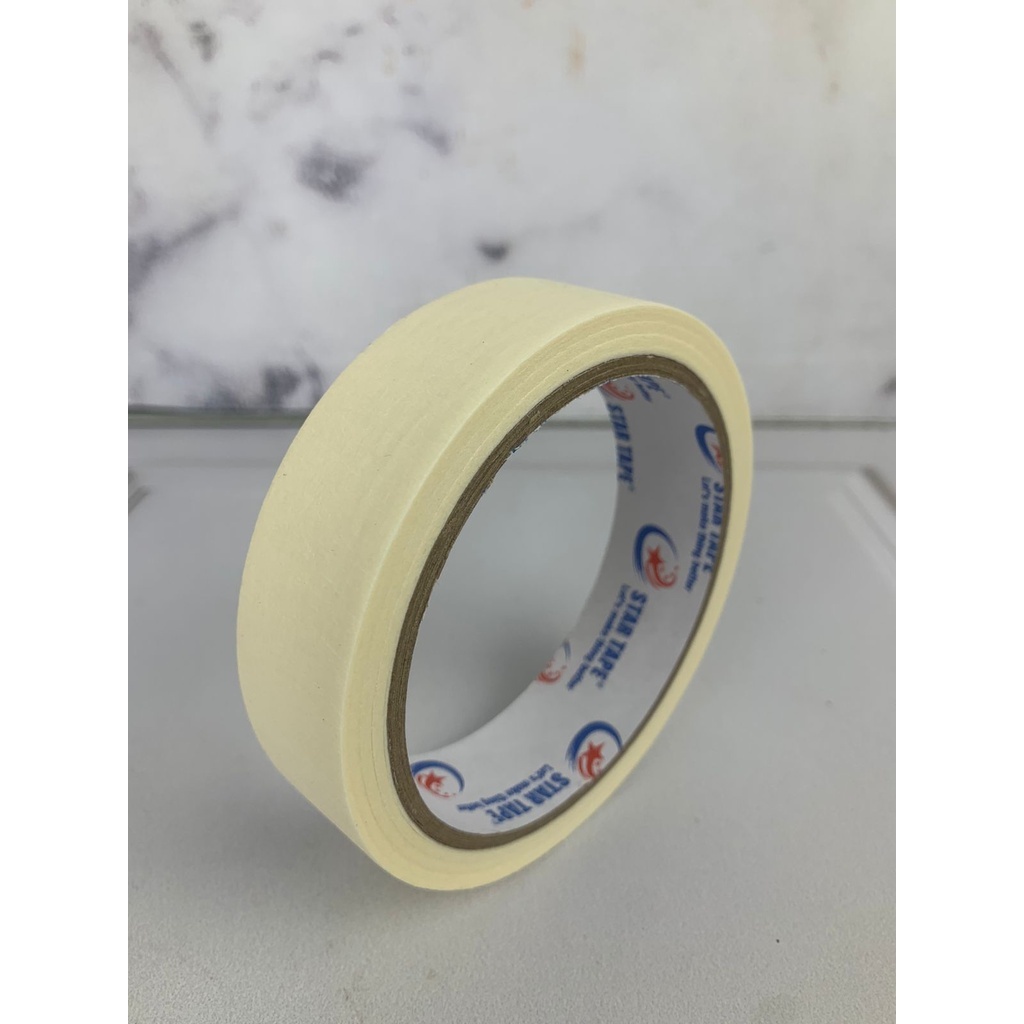 Jual Masking Tape / Plakban Kertas Lakban Kertas Startape Warna Putih ...