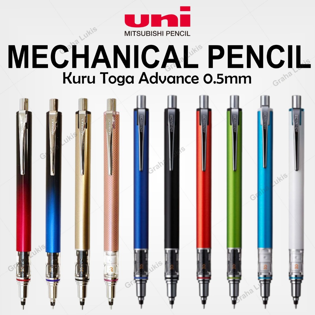 Jual Uni KURU TOGA Advance Mechanical Pencil 0.5mm | Shopee Indonesia