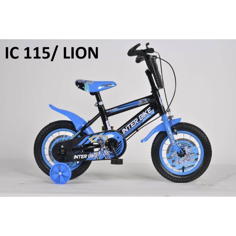 Jual SEPEDA ANAK LAKI LAKI BMX 16 INCH INTERBIKE IC 115 LION | Shopee Indonesia