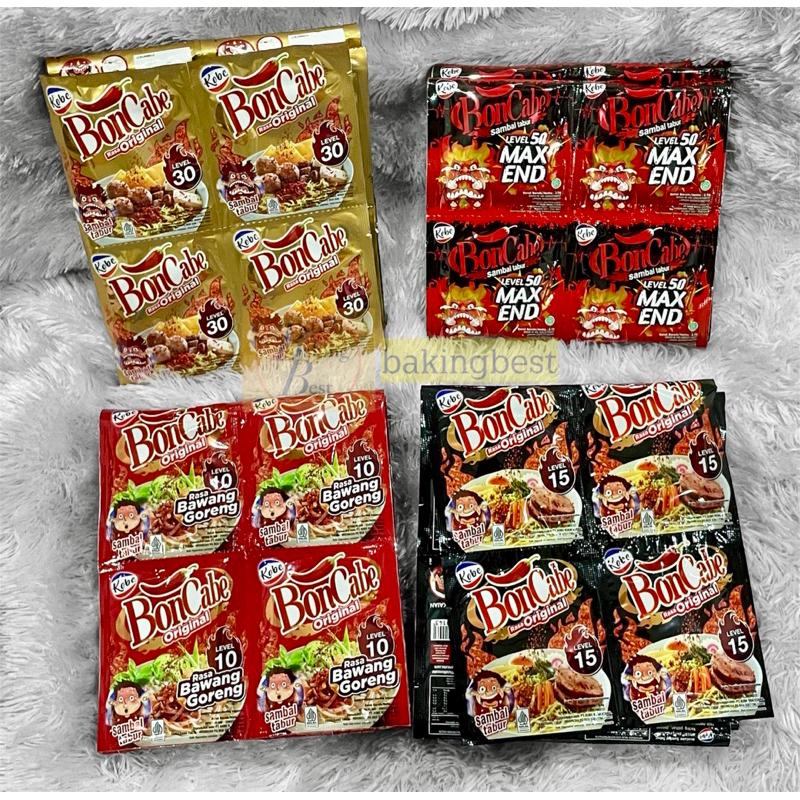 Jual BONCABE SACHET MURAH TERLENGKAP ! Bon Cabe Bubuk Sachet Halal ...
