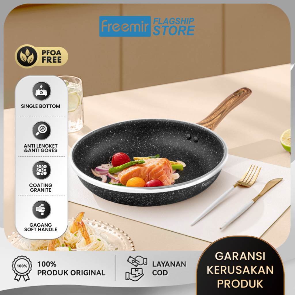 Jual [Diskon Gajian] freemir Wajan 24CM Frying Pan Multifungsi Gagang ...
