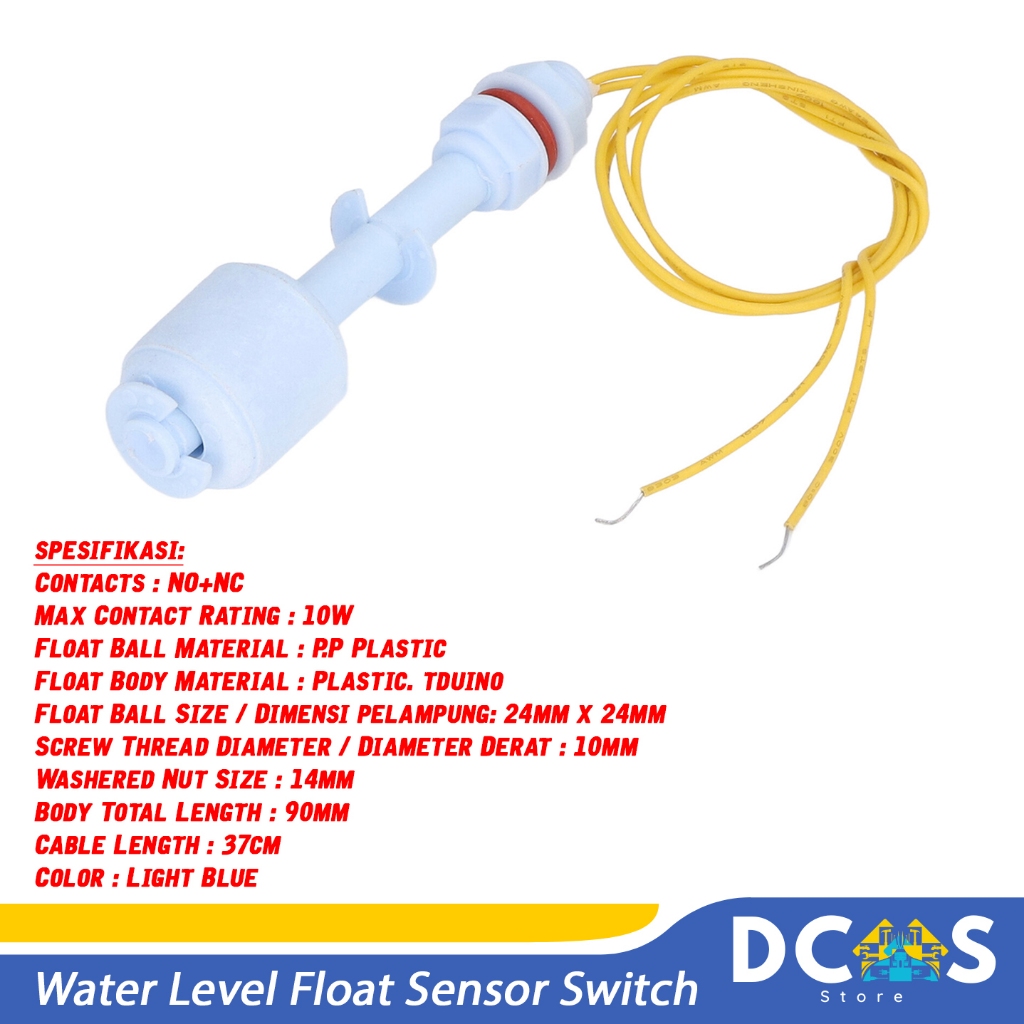 Jual LEVEL FLOAT SENSOR SWITCH - SAKLAR PELAMPUNG AIR VERTICAL | Shopee ...