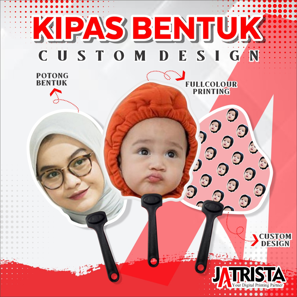 Jual KIPAS TANGAN CUSTOM TANPA MINIMAL ORDER,KIPAS PROMOSI/ KIPAS ...