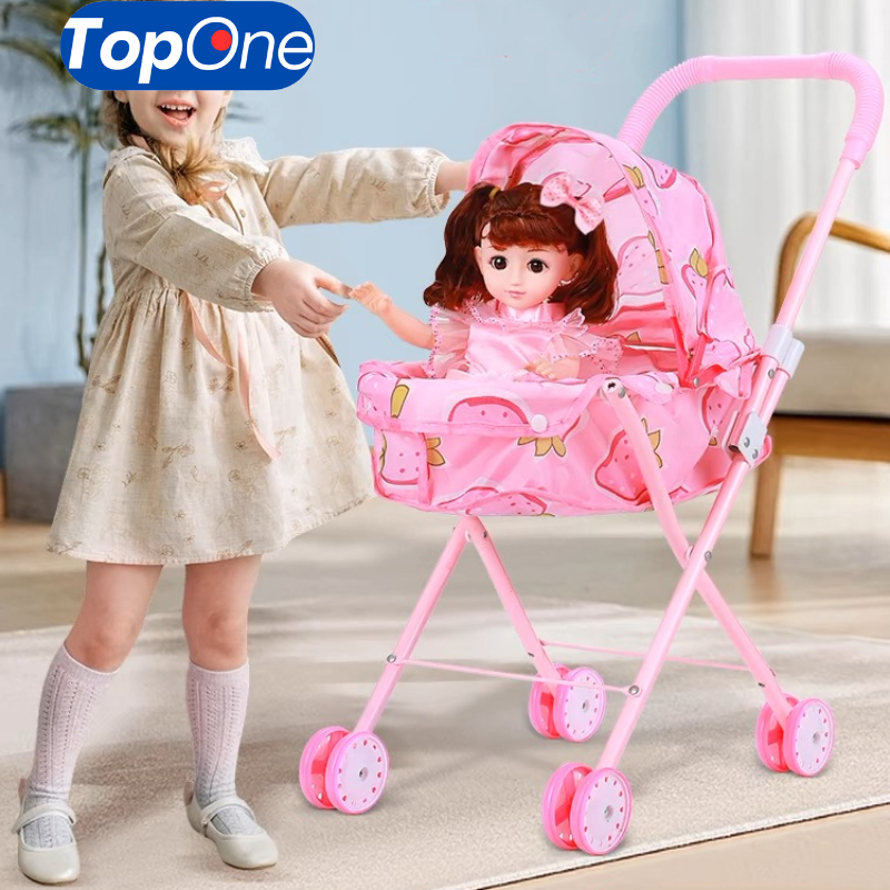 Jual Mainan Stroller Bayi Mainan Kereta Dorong Bayi Stroler Mainan Anak ...