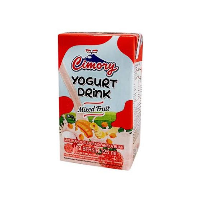 Jual Cimory Yogurt Drink 125 ml Rasa Blueberry, Mixed Fruits, Strawberry | Shopee Indonesia