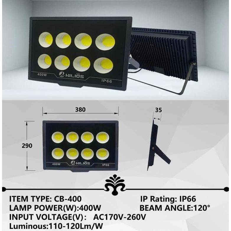Jual LAMPU SOROT LED COB 400W / LAMPU TEMBAK LED 400 WATT / LAMPU OUTDOOR - 400W PUTIH | Shopee ...