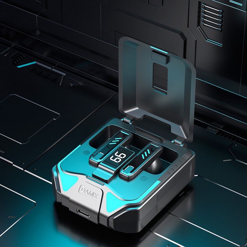 Jual TWS GQ09 TRON NEW Earphone Bluetooth Wireless Gaming Mode ...