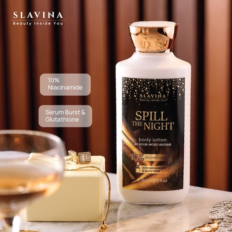 Jual Slavina Body Lotion Spill The Night | Shopee Indonesia