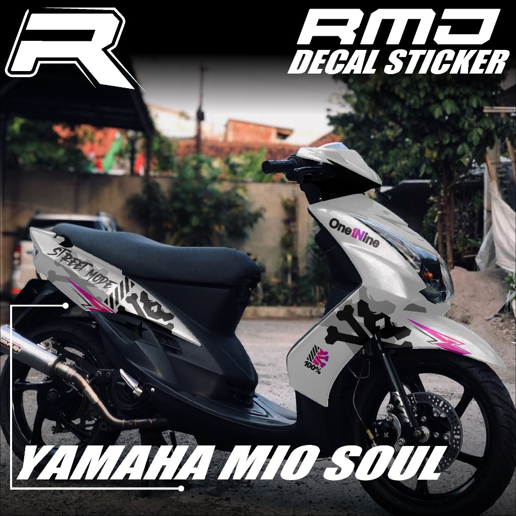 Jual (COD) Decal Sticker Mio Soul Karbu/Lama Full Body - Stiker ...
