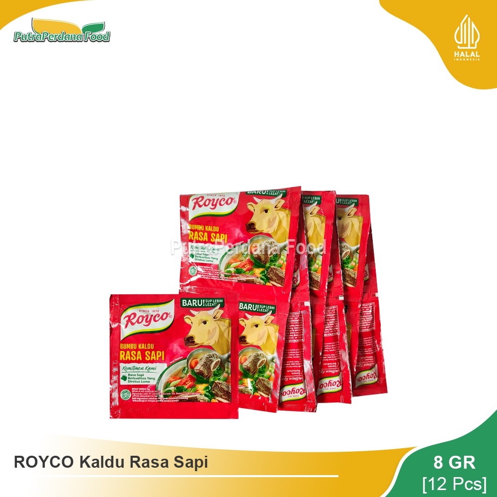 Jual ROYCO Rasa Sapi 8gr (12 Pcs) | Shopee Indonesia