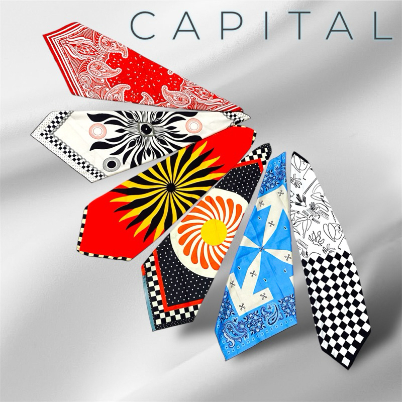 Jual CAPITAL - Syal Bandana Motif Print Art - Slayer Multifungsi ...
