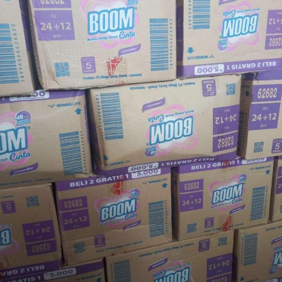 Jual Detergent Bubuk BOOM CINTA 5000an 225gr 1 DUS isi 36 pcs | Shopee ...
