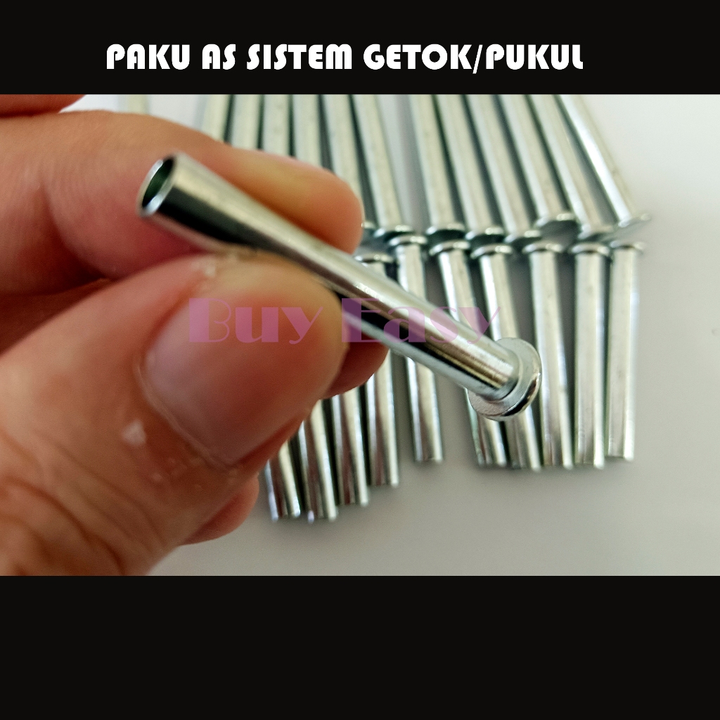 Jual PAKU AS RODA KOPER | RIVET RODA | SISTEM MANUAL PAKAI GETOK PALU ...