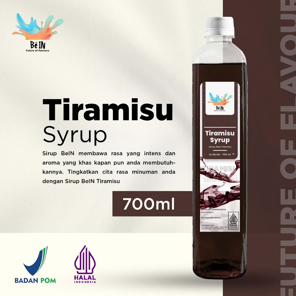 Jual BeIn Tiramisu Syrup - Sirup Kue Tiramisu 700 ml | Shopee Indonesia