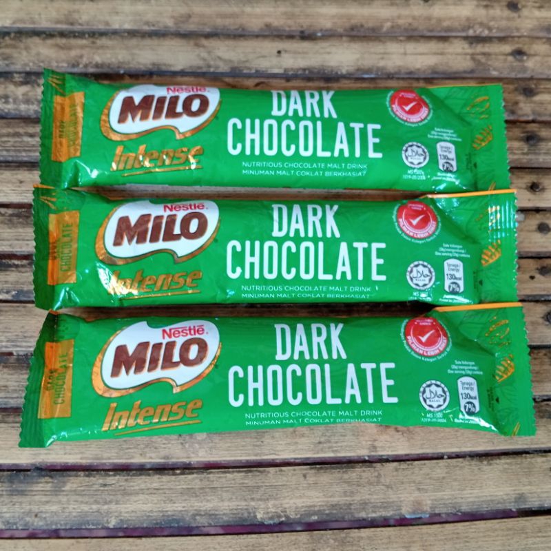 Jual ECERAN - MILO INTENSE DARK CHOCOLATE 2.5X MORE COCOA (1 SACHET ...
