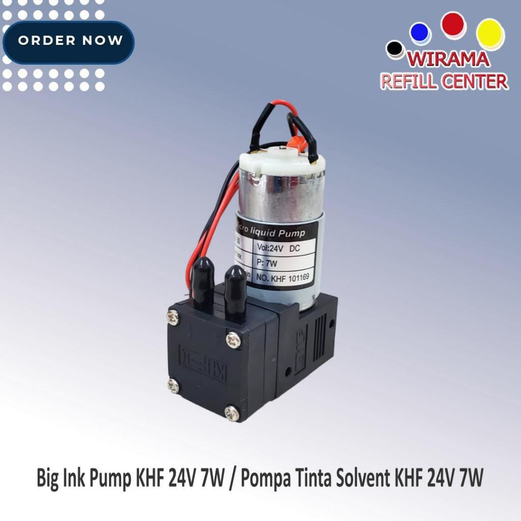 Jual Big Ink Pump KHF 24V 7W / Pompa Tinta Solvent KHF 24V 7W | Shopee ...