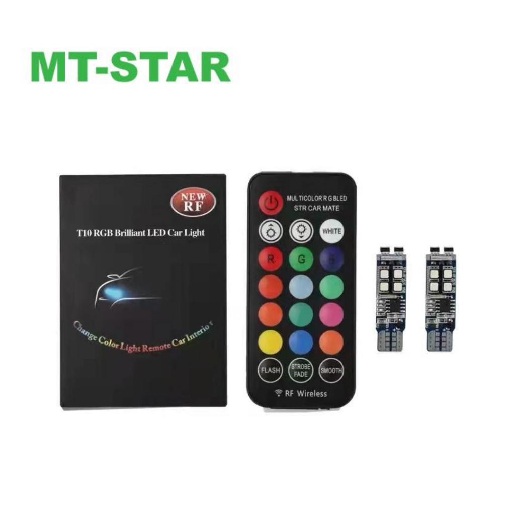 Jual 【MT STAR】 Lampu Led T10 MT Star Rgb RF Wireless New 3535 SMD 10 ...