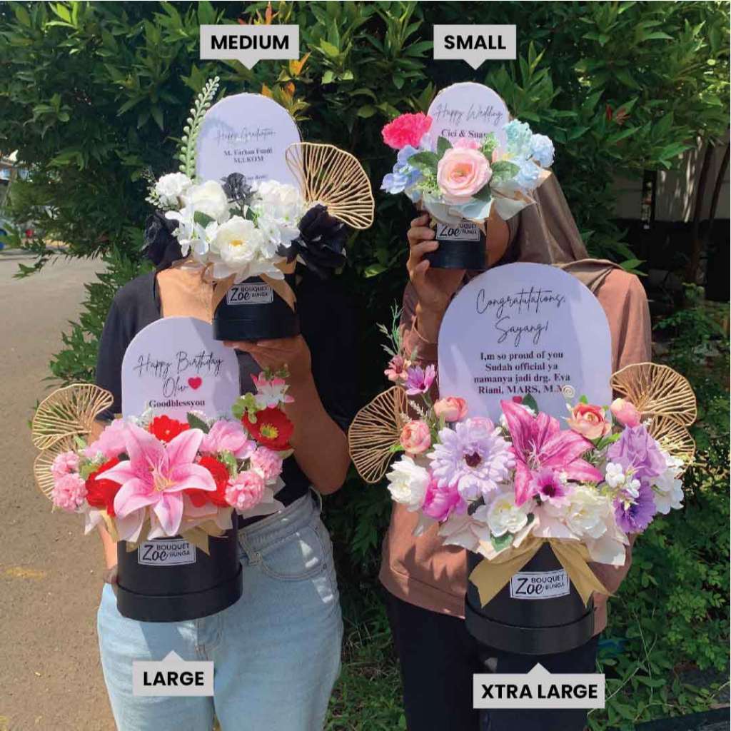 Jual [TIDAK PO] Papan Bunga Akrilik | Bloombox akrilik Flower | Papan ...