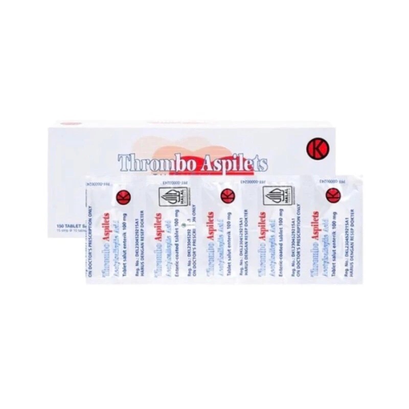 Jual THROMBO ASPILET 100MG 1 BOX 15 STRIP | Shopee Indonesia