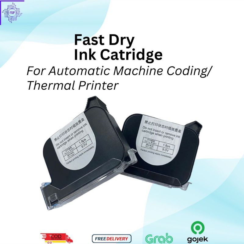 Jual Tinta Untuk Mesin Coding Otomatis// Thermal Printer Catridge Ink ...