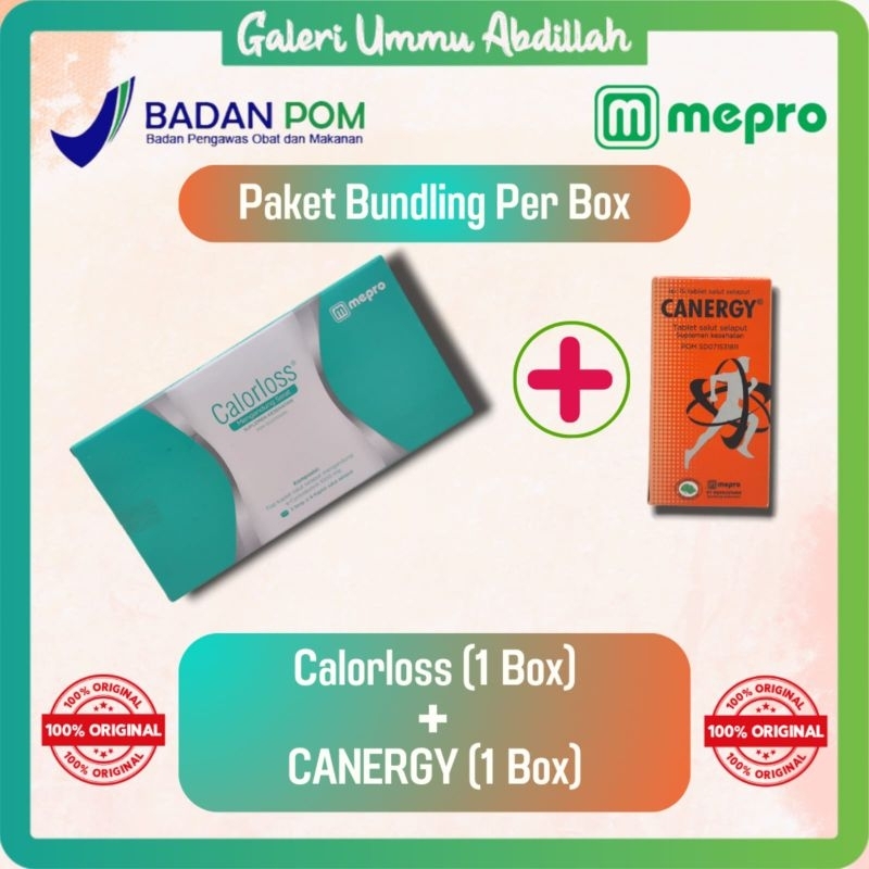 Jual Bundling Calorloss 1 box dan Canergy 1 box | Shopee Indonesia