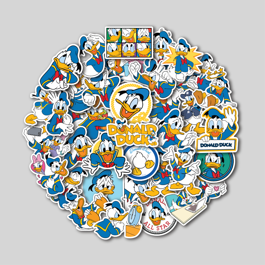 Jual STICKER PACK DONALD DUCK | STICKER TUMBLER | STIKER LAPTOP KOPER ...