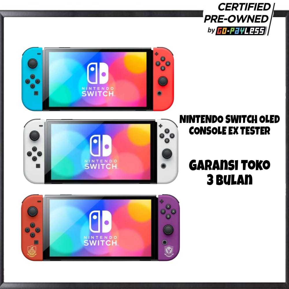 Jual Nintendo Switch OLED Complete (Ex Tester) | Shopee Indonesia